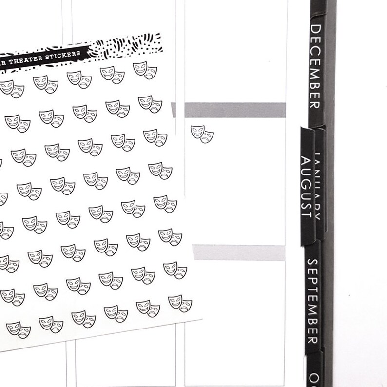 Theater Stickers | Theater Planner Stickers, Opera Stickers for ...