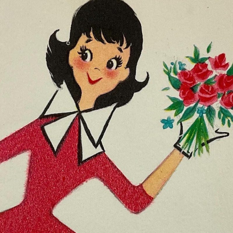 1950s Greeting Card - Etsy