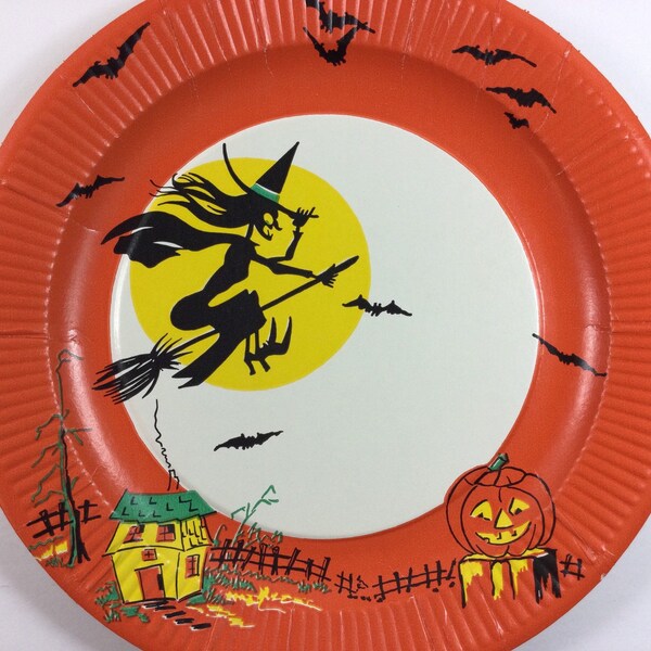 Vintage Paper Plate - Etsy