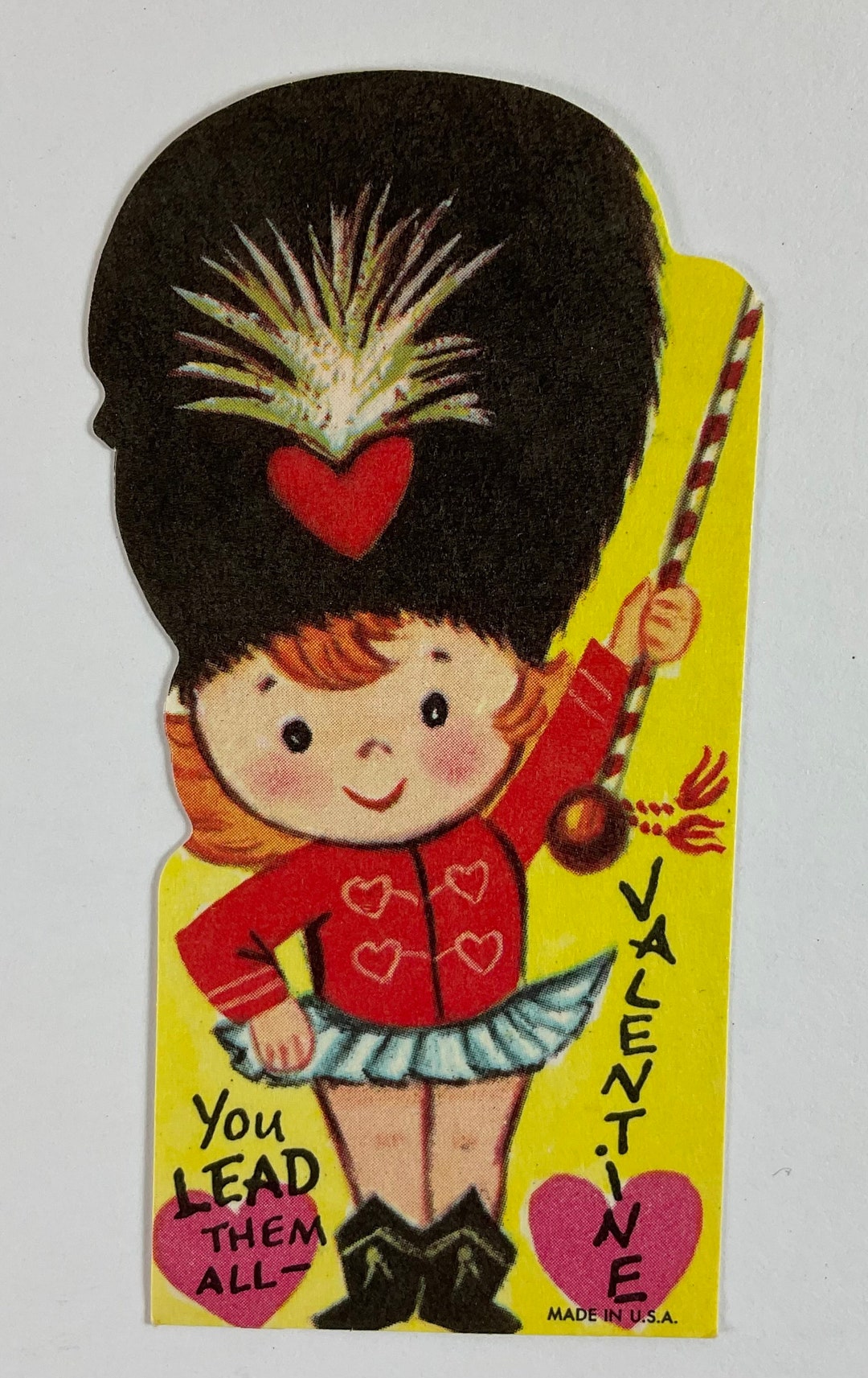 Little Girl Band Leader Majorette You Lead Them All Vintage Unused ...