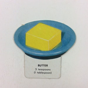 Butter Vintage 1960s School Nutrition & Dietary Die Cut Diecut ...