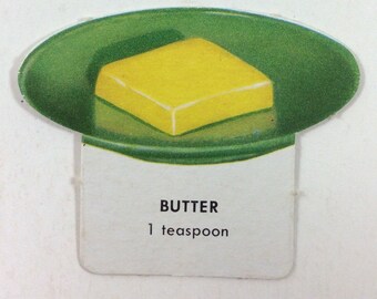 Toast Vintage 1960s School Nutrition & Dietary Die Cut Diecut Cardboard ...