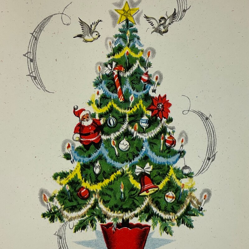 1940s Christmas Card - Etsy