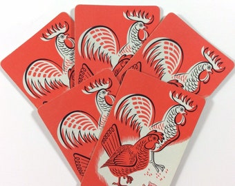 Rooster Playing Cards - Etsy