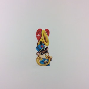 Cute Teddy Bear Playing Tuba Instrument Vintage 1950s Unused Lustre ...