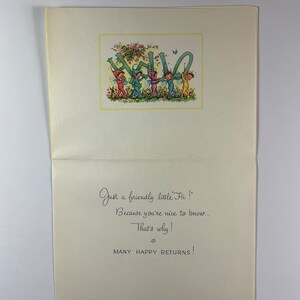 Just A Friendly Little Hi Hello Fairy Wings Pixie Elf Knomes Vintage ...