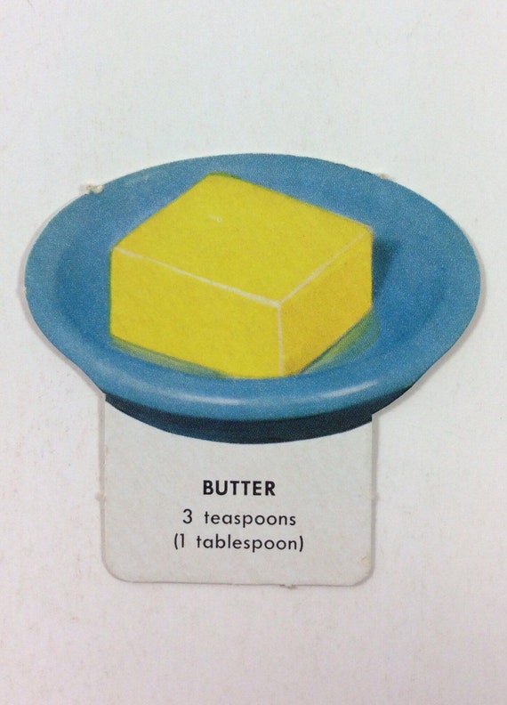 Butter Vintage 1960s School Nutrition & Dietary Die Cut Diecut | Etsy