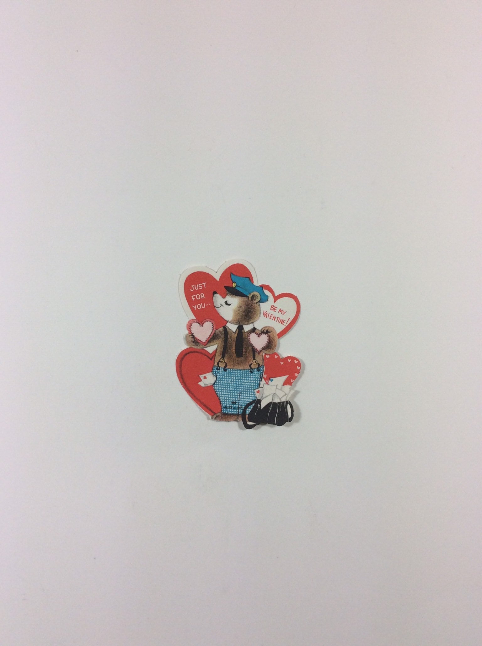 Teddy Bear Mailman Postman Delivering Letters Vintage 1950s - Etsy ...