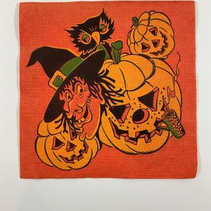 Wise Owl Wicked Witch & Anthro Anthropomorphic JOL Pumpkins Vintage ...
