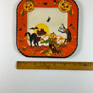 Black Cat Haunted House Bats Spider Webs & JOL Pumpkin Scarecrow ...