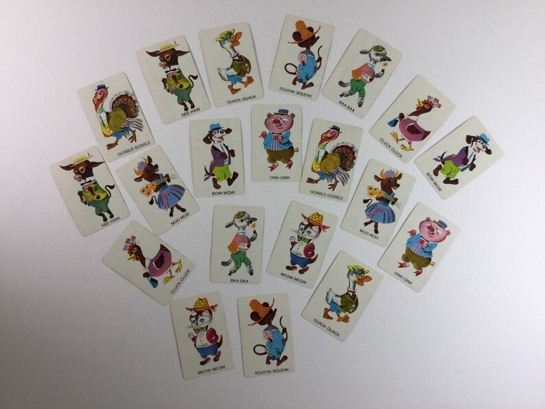 Lot of 5 Vintage 1940s Anthro Anthropomorphic Farm Yard - Etsy