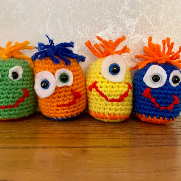 Mini Plush Monster - Etsy