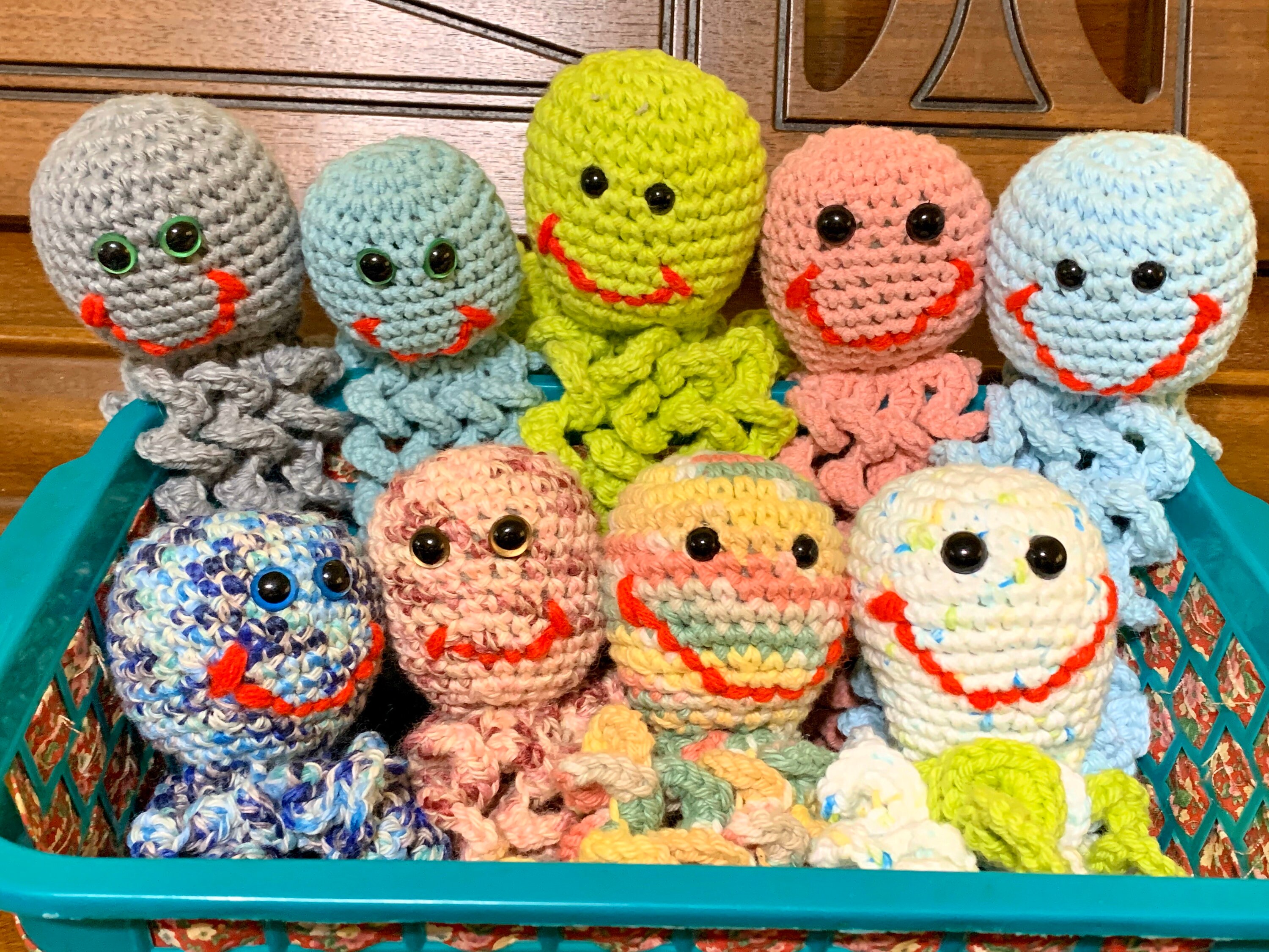 Octopus Baby Toy NICU Octopus for Premies Crocheted Teething - Etsy UK