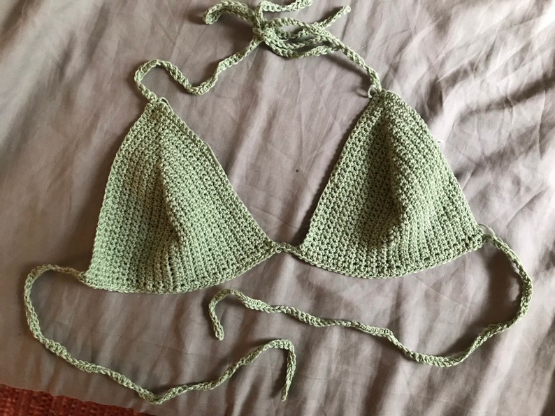 Simple Bikini Top Crochet Pattern - Etsy