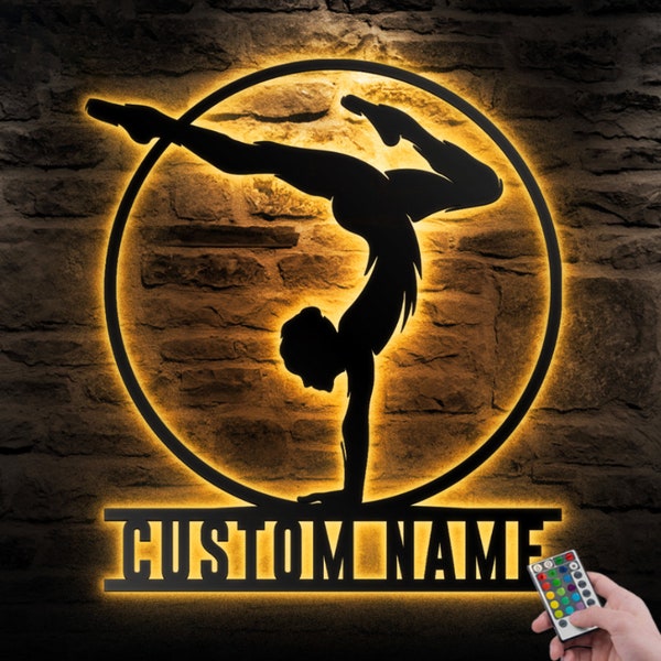 Gymnastics Neon Sign - Etsy