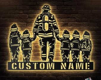 Led Fire Department Sign - Etsy