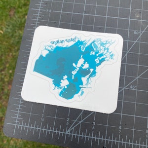 Indian Lake - Sticker - Lake Life - Indian Lake Gifts - Lake Decor ...