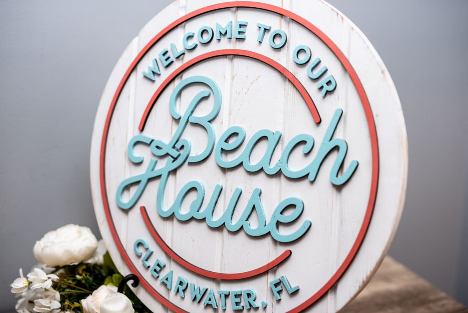 Beach House Sign Personalized Beach House Welcome Sign - Etsy