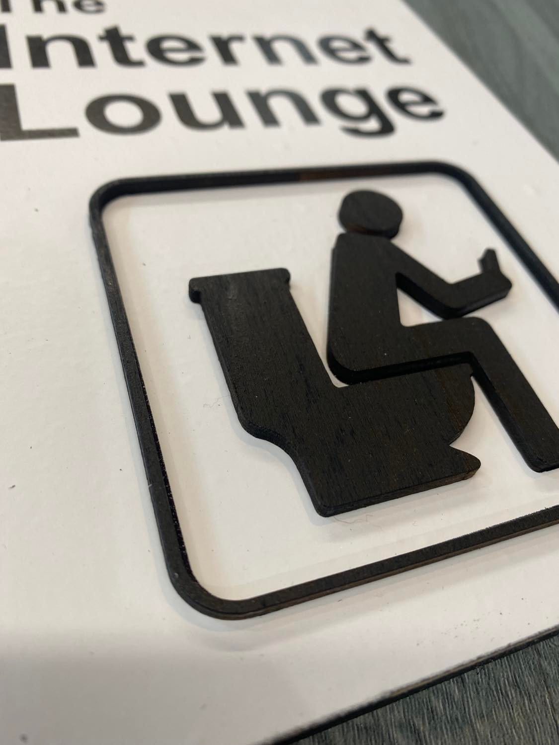 Restroom Sign Funny - Etsy