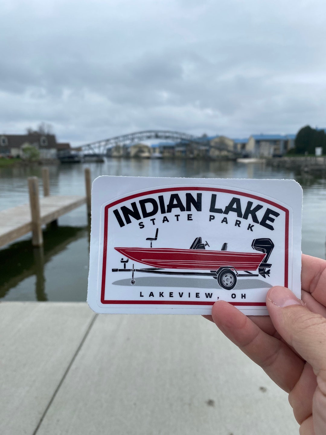 Indian Lake Sticker Lake Life Indian Lake Gifts Lake Decor Indian Lake ...