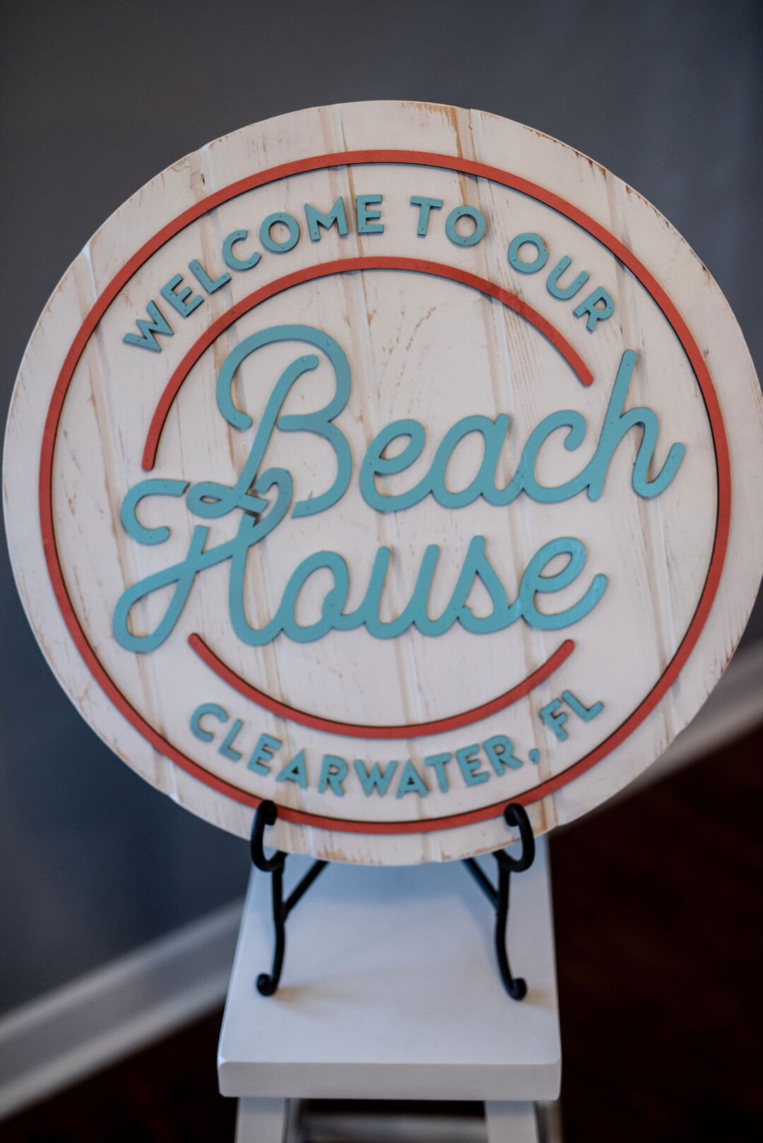 Beach House Sign Personalized - Beach House Welcome Sign Custom - Beach ...