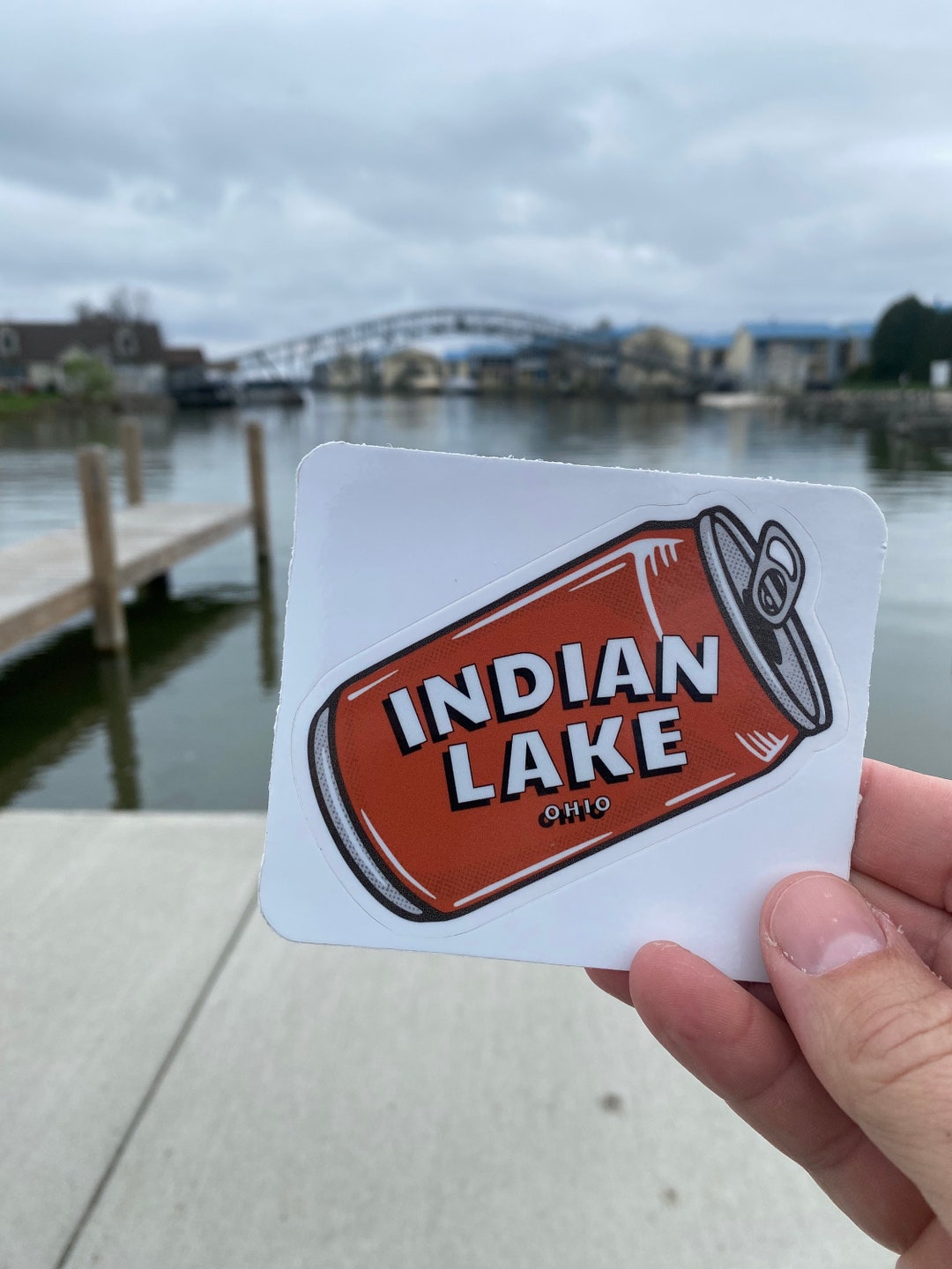 Indian Lake - Sticker - Lake Life - Indian Lake Gifts - Lake Decor ...