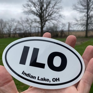 Indian Lake - Sticker - Lake Life - Indian Lake Gifts - Lake Decor ...
