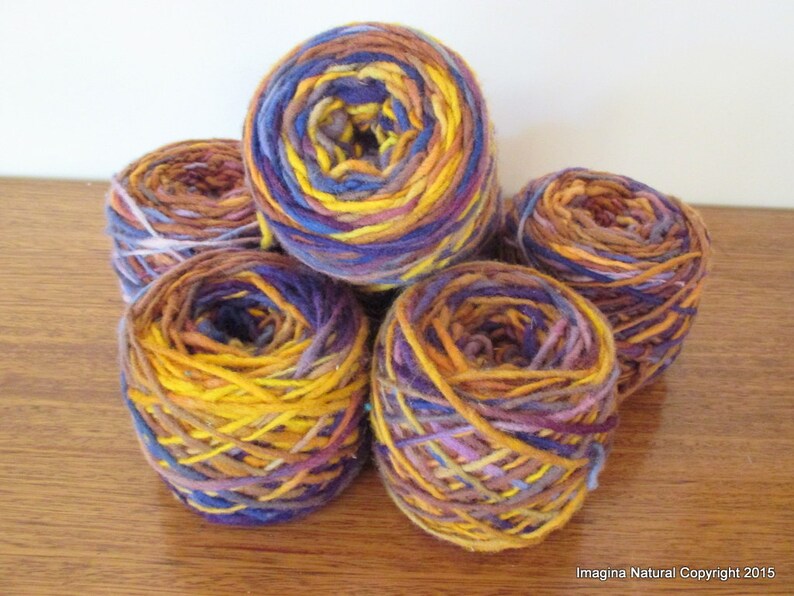 Pick Your Colours & We Make It for You - Handspun Hand Dyed Yarn Pure ...