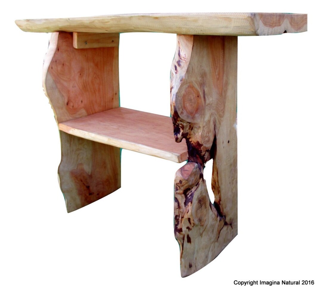 Side Table Cypress Handmade Slab Table - Log Rustic Chilean - Free ...