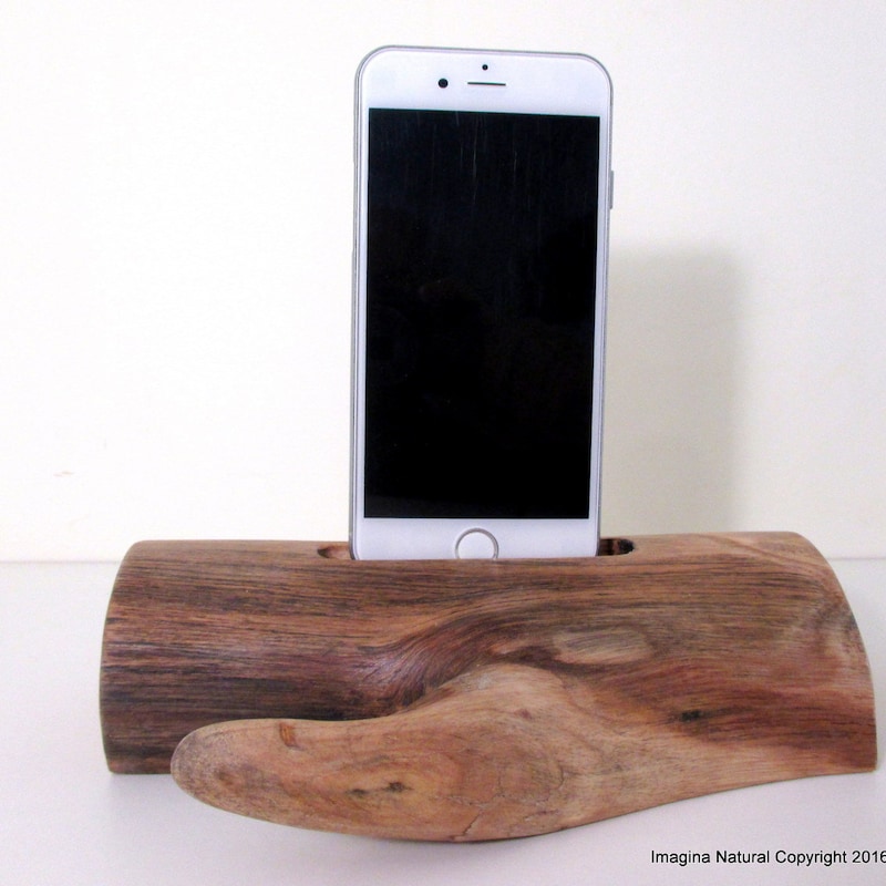 Wood iPhone Stand - Etsy