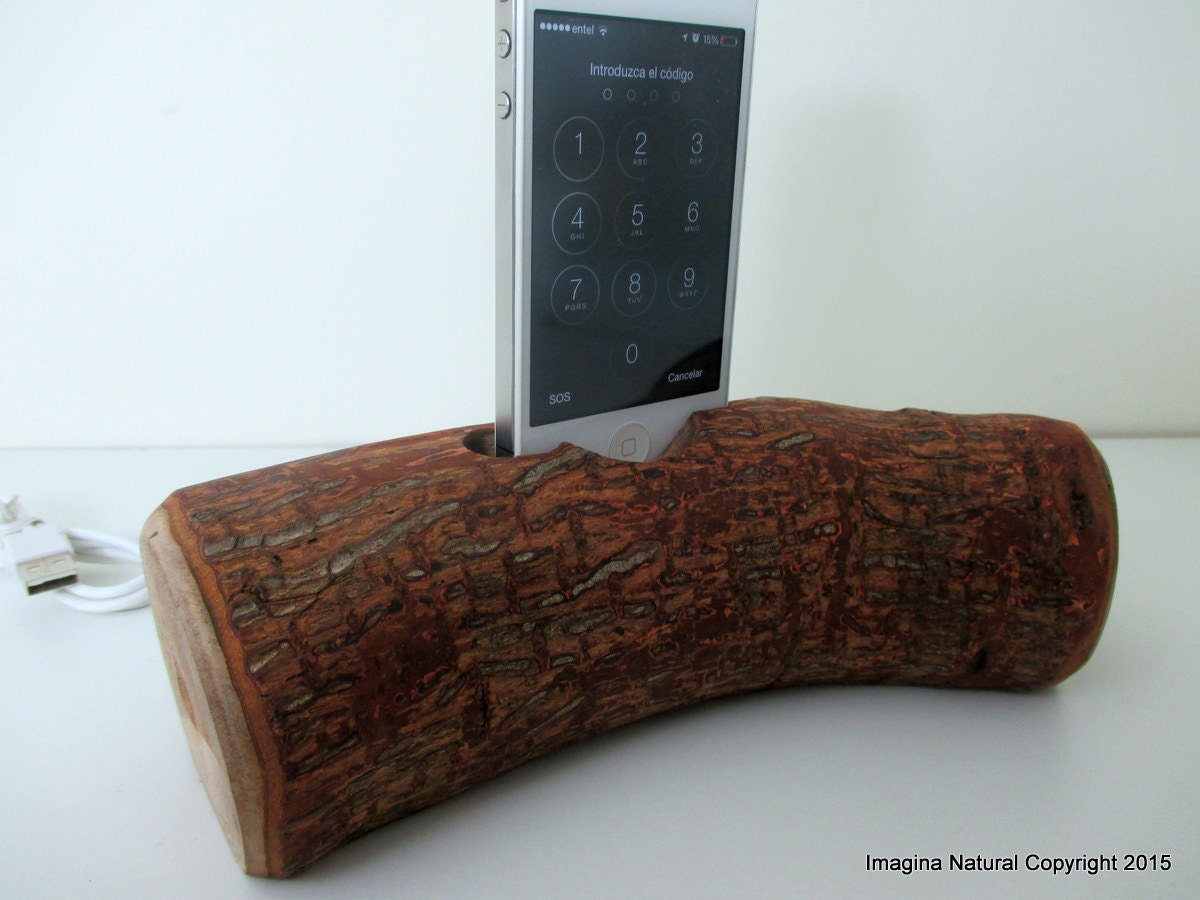 Avocado Wood Handmade Phone Dock Stand Wooden Phone Docking Station ...