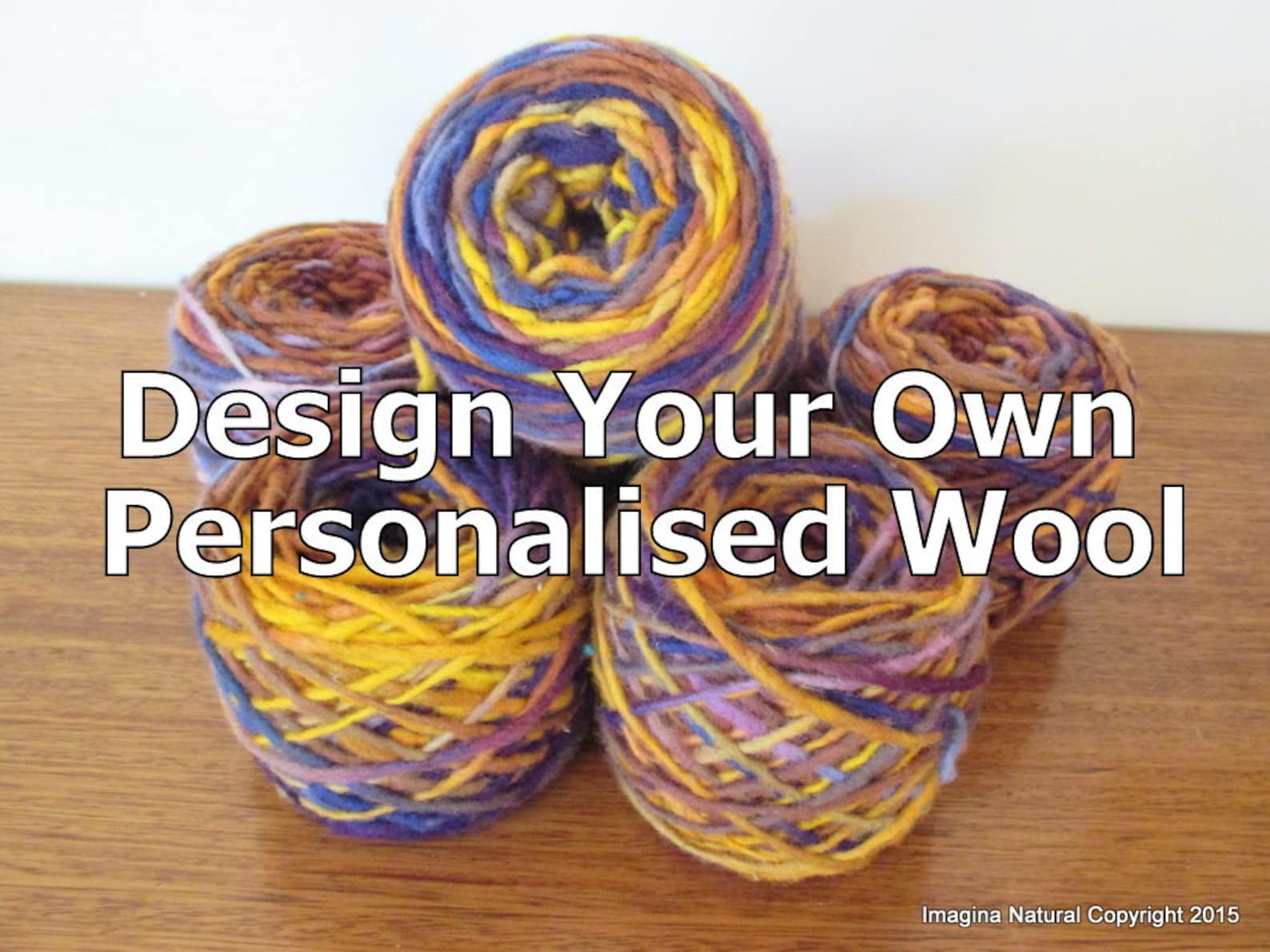 Pick Your Colours & We Make It for You - Handspun Hand Dyed Yarn Pure ...