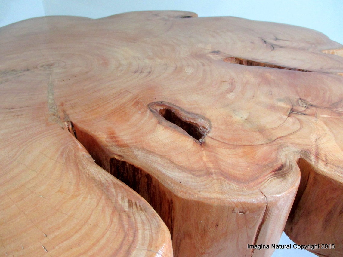 Made to Order - Naturally Unique Cypress Tree Trunk Handmade Coffee ...