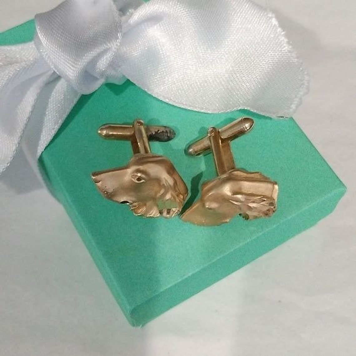 Vintage Goldtone Realistic Irish Setter Cuff Links - Etsy