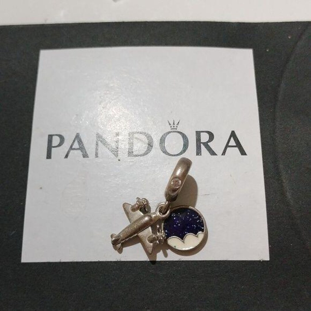 Pandora Sterling Silver Propeller Plane Airplane Travel Dangle Charm ...