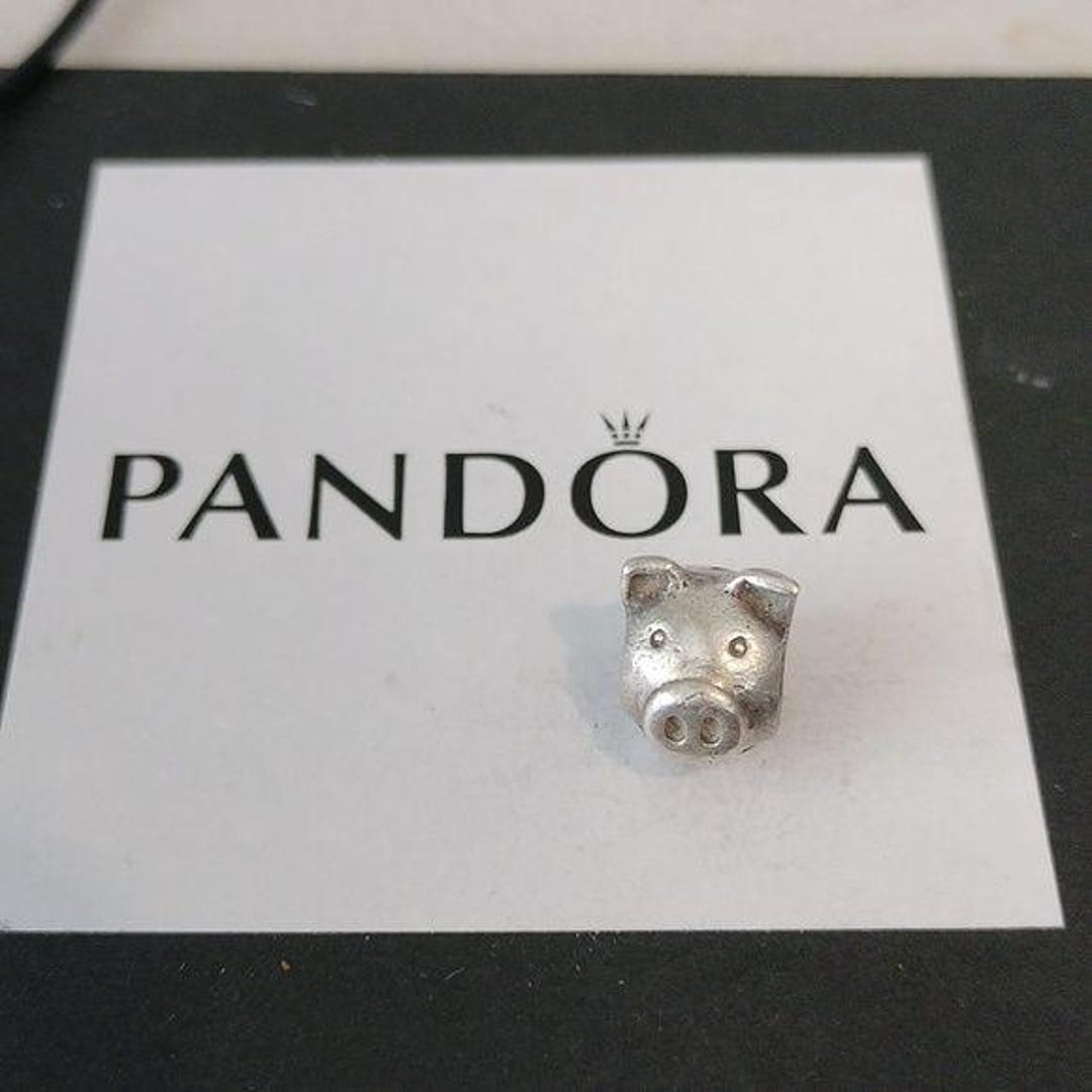 Pandora Retired Pig Animal Head Charm Bead 790214 Sterling Silver - Etsy