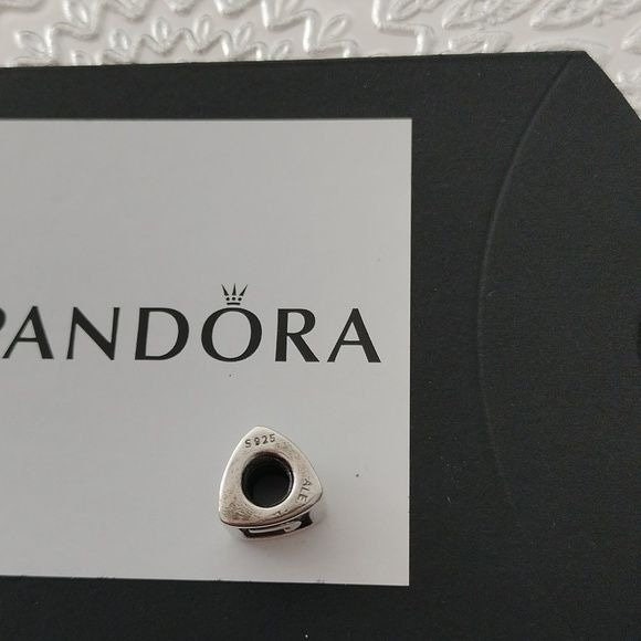 Pandora Letter J Alphabet Triangular Charm 925 Sterling Silver - Etsy