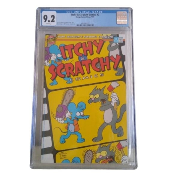Bongo Group Comics Itchy & Scratchy #2 Bart's Favorite Cartoon 9.2 CGC ...
