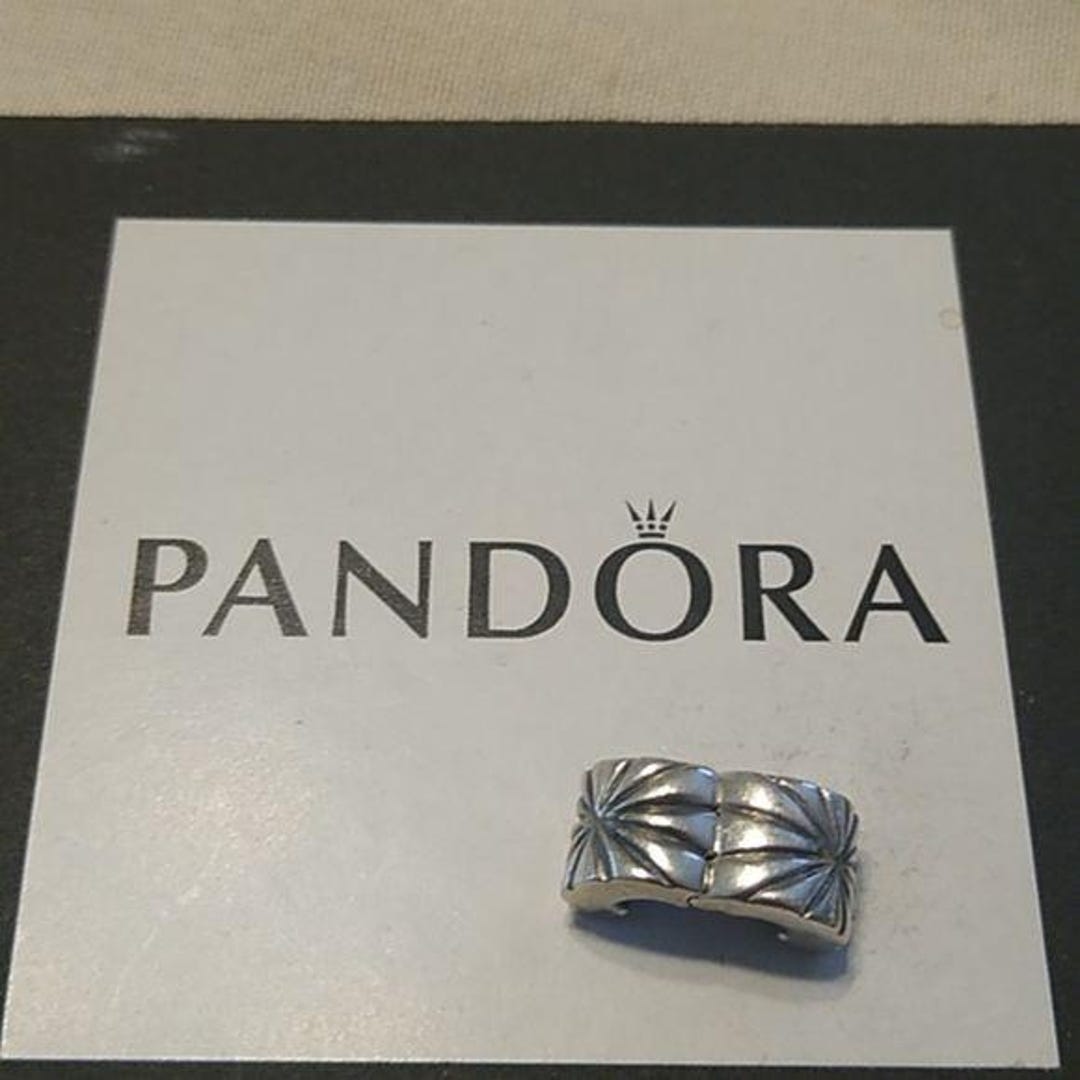 Pandora Sterling Silver Starburst Clip Charm 790210 - Etsy