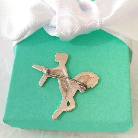 Vintage Sterling Silver Prancing Horse Brooch Pin - Etsy