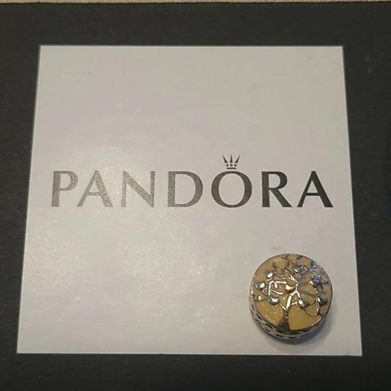 Pandora Sterling Silver Tree of Hearts W/ 14 Kt Gold Accent 792106EN - Etsy
