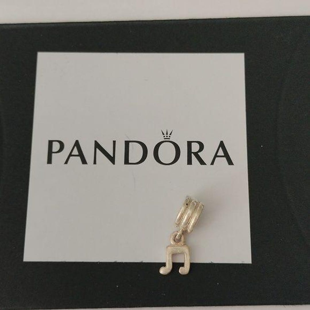 Pandora Sterling Silver Music Note Charm Retired 790183 - Etsy
