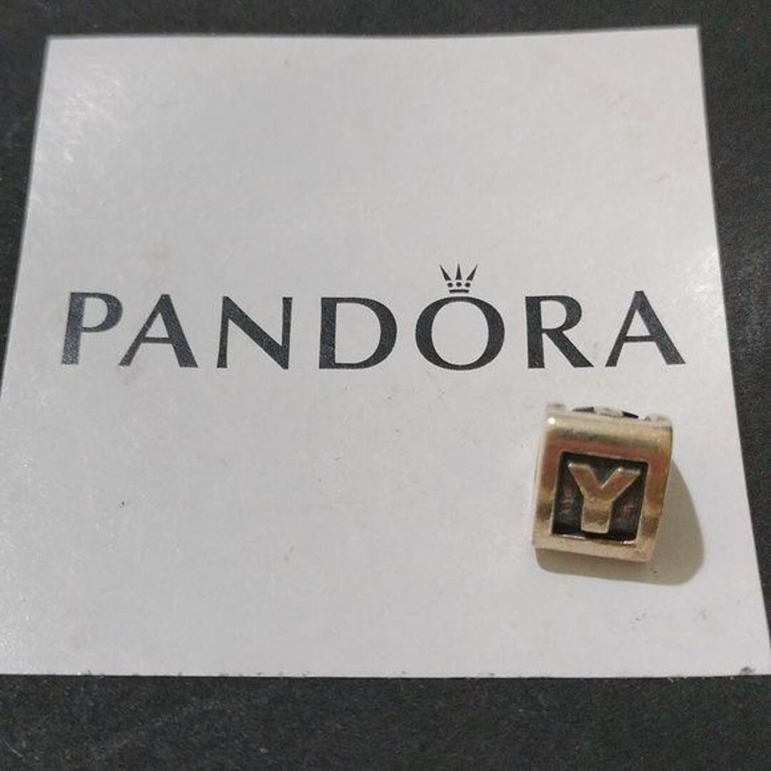 Pandora Retired Sterling Silver Alphabet Bead - Letter Y - 790323Y - Etsy