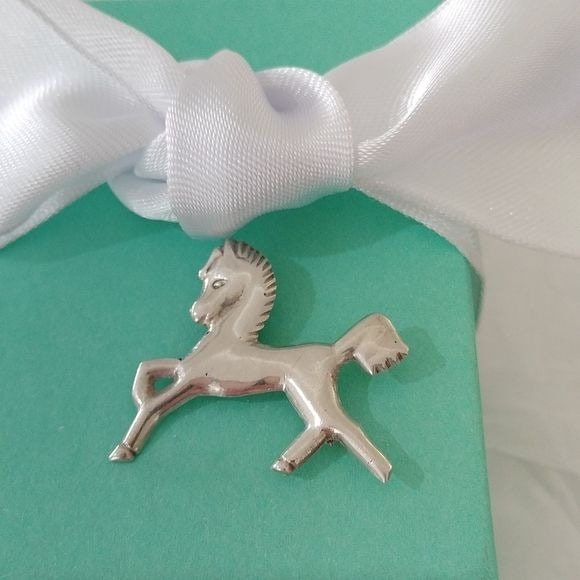 Vintage Sterling Silver Prancing Horse Brooch Pin - Etsy