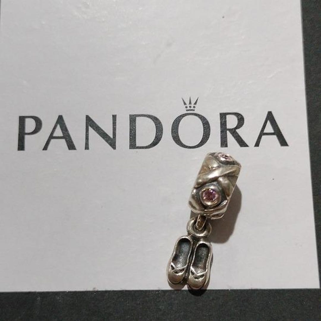 Pandora Sterling Silver Ballerina Ballet Dancer Slippers Dangle ...