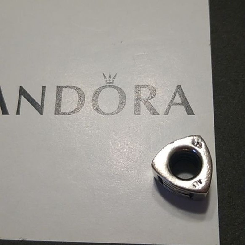 Pandora Letter M Alphabet Triangular Charm 925 Sterling Silver - Etsy
