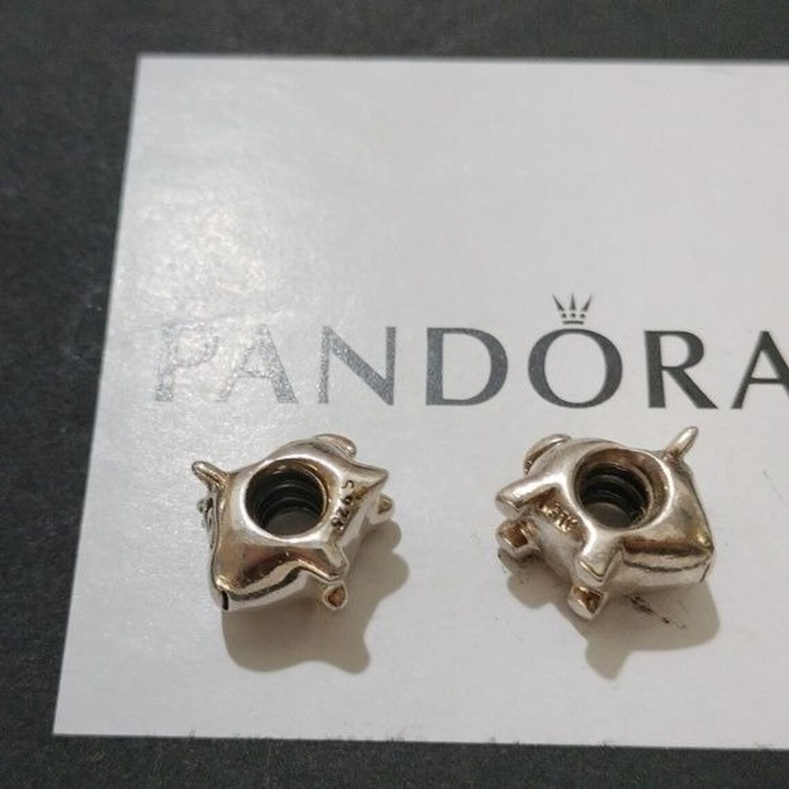 Pandora Spot the Target Dog Charm 925 ALE Sterling Silver 790258, Set ...