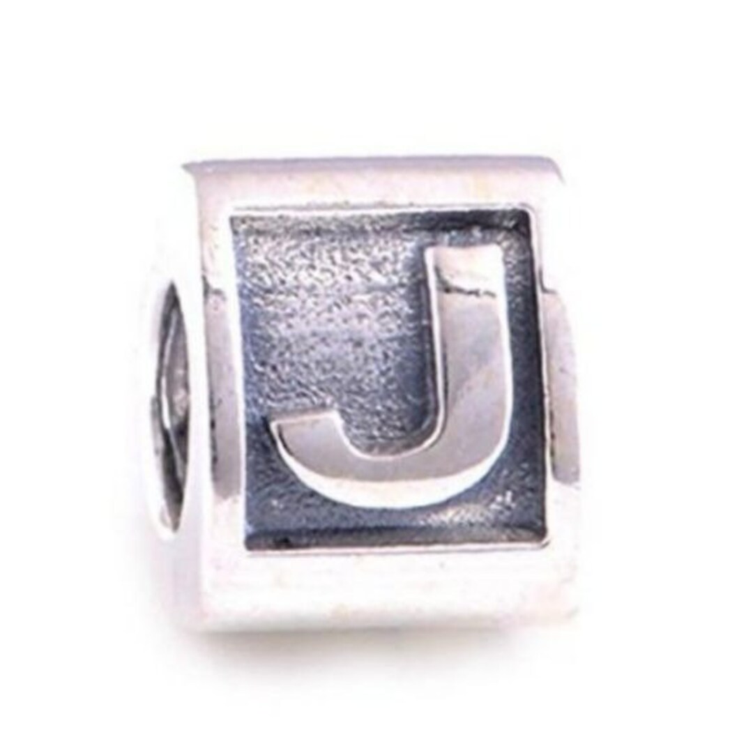 Pandora Letter J Alphabet Triangular Charm 925 Sterling Silver 790323J ...