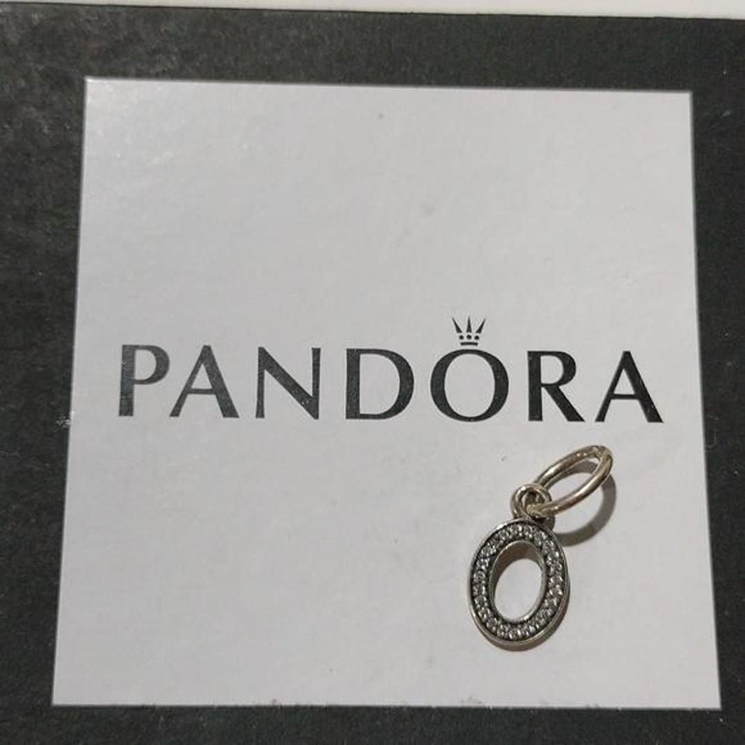 Pandora Sterling Silver Alphabet Letter O or Number Zero Dangle ...