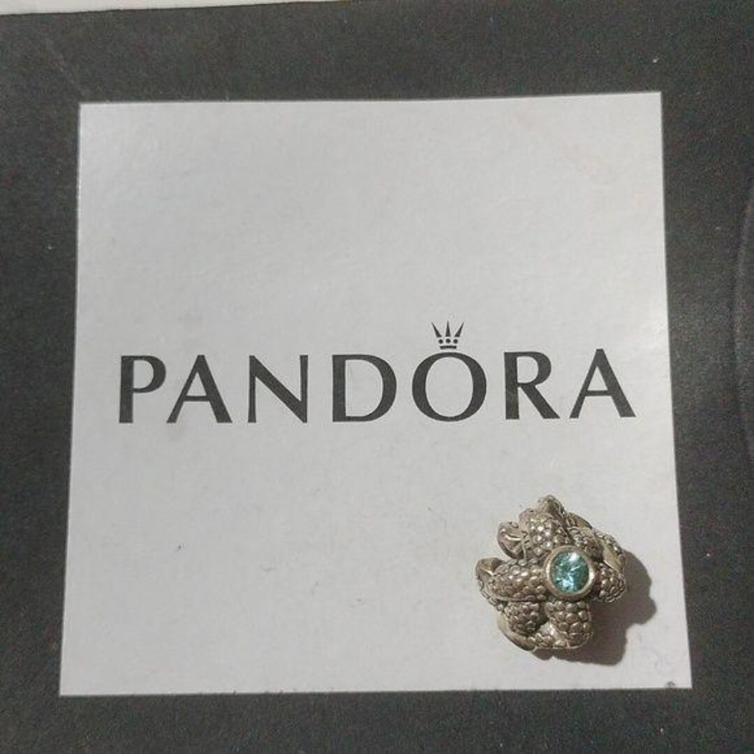 Pandora Sterling Silver Sea Star Nautical Bead W/ Synthetic Blue Spine ...